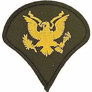 US Army, SPEC-4 - Decorative Patches, Embroidered Iron On Patch - 3"