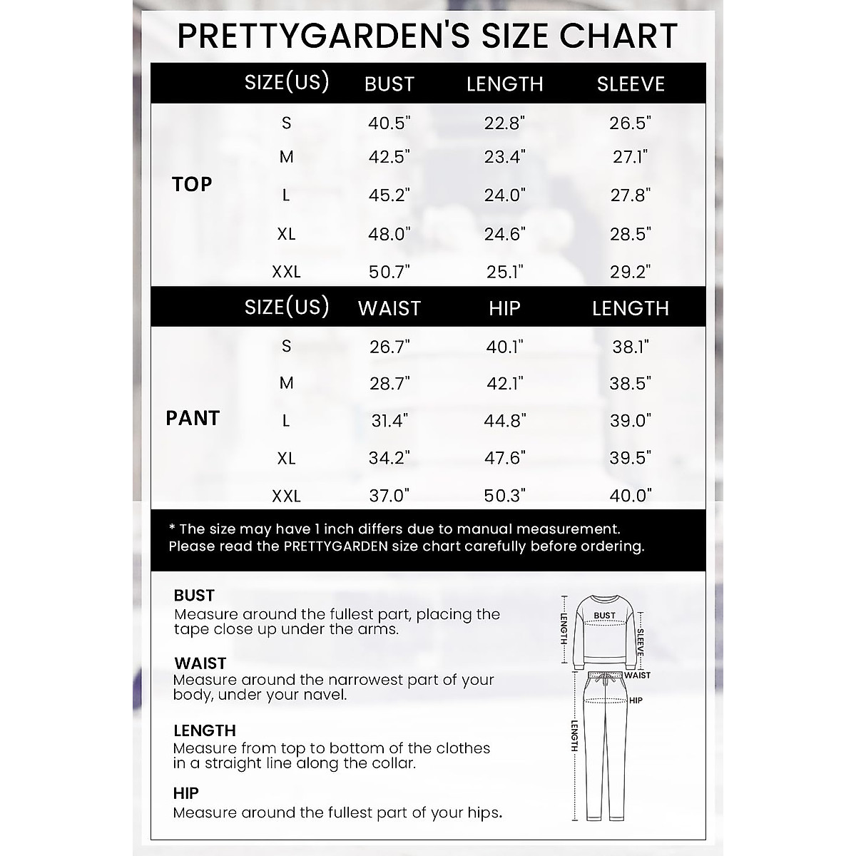 PRETTYGARDEN Women's Fall Fashion Outfits 2 Piece Sweatsuit Long Sleeve Pullover Long Pants Ribbed Matching Lounge Set (Khaki,Medium)