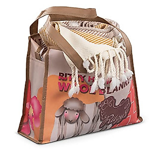 Ritzy 100-Percent Fine Merino Wool Throw Blanket - Ultra Soft 18 Microns Merino Wool Light-Weight 400 GSM 3 LB - Machine Washable - Sea Salt Grey