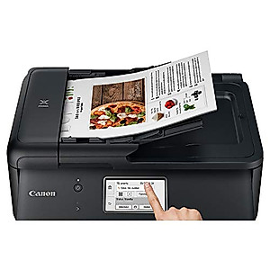 Canon TR8620a All-in-One Printer Home Office | Copier |Scanner| Fax |Auto Document Feeder | Photo and Document | Airprint (R) and Android, Black