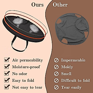 Linghes Laundry Basket With Handles,Ultra-Large Capacity Hampers for Laundry, Laundry Turtle for Dryer Clothes Removal,Collapsible Laundry Baskets.First-Class Laundry Organization and Storage.