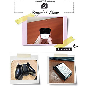 BFVV Black Battery Cover Shell Case Replacement for Xbox 360 Wireless Controller - 10 Pack