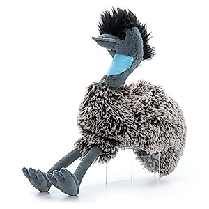 The Petting Zoo Emu Stuffed Animal, Gifts for Kids, Wild Onez Zoo Animals, Emu Plush Toy 12 inches