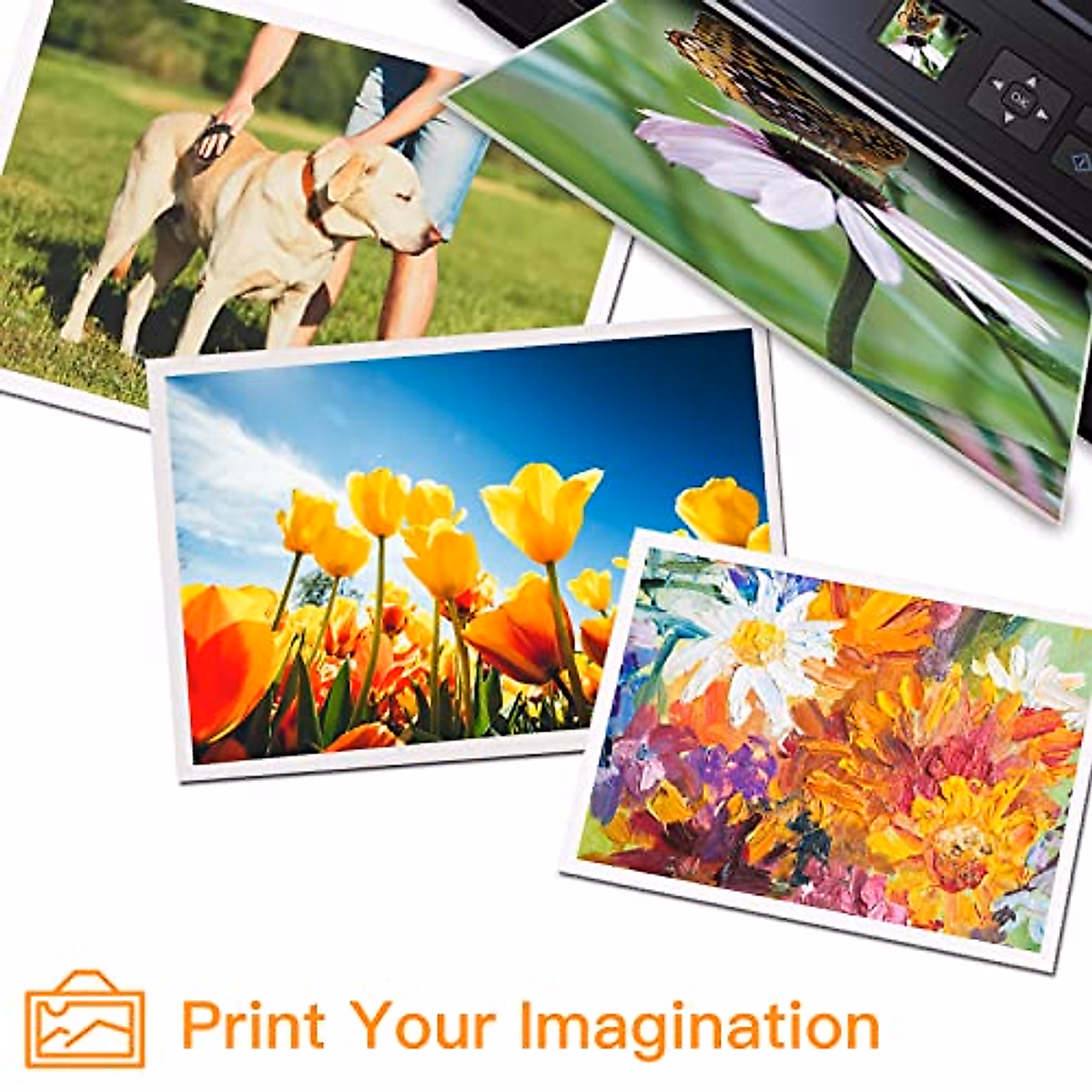 Run Star 124 Remanufactured Ink Cartridge Replacement for Epson 124 T124 Work for NX125 Stylus NX127 NX130 Stylus NX230 NX330 Stylus NX420 NX430 Workforce 320 323 325 435 Printer(3BK/C/M/Y,6 Pack )