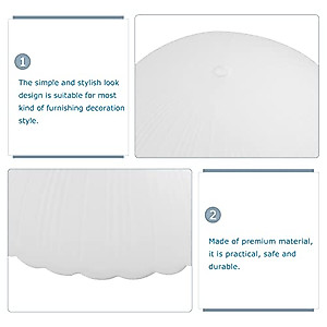 Alabaster White Glass Lamp Shade Replacement for Floor Lamp Torchiere Lamp Shade Floor Lamp Replacement Parts