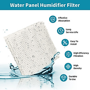 A10 Humidifier Filter Water Panel Replacement for Aprilaire Whole House Humidifier Pad Filters Models 110, 220, 500, 500A, 500M, 550, 550A, 558 Humidifier Wicks Parts & Accessories (Pack of 2)