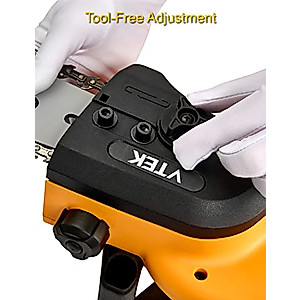 VTEK Chainsaw Cordless Brushless Chain Saw 12-inch Power Chainsaw Handheld Electric Chainsaws for Wood Cutting Tree Trimming.