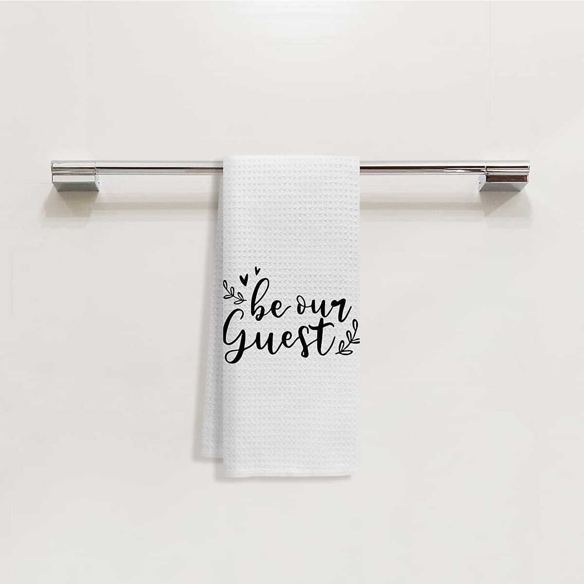 Voatok Be Our Guest Towels Hand Towels for Bathroom,Home Decoration for Guest Room,Funny Housewarming Towels Kitchen Tea Dish Towels,Guest Room Welcome Gifts for House Guests,Wedding Hotel Guests