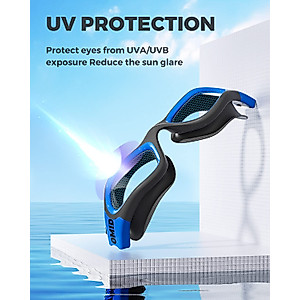 OMID Swim Goggles, P2 Lite Comfortable Anti-Fog Swimming Goggles for Men Women Adults Youth