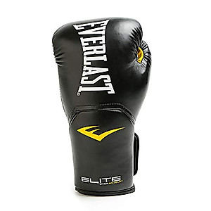 Everlast Elite Pro Style Training Gloves, Black, 14 oz