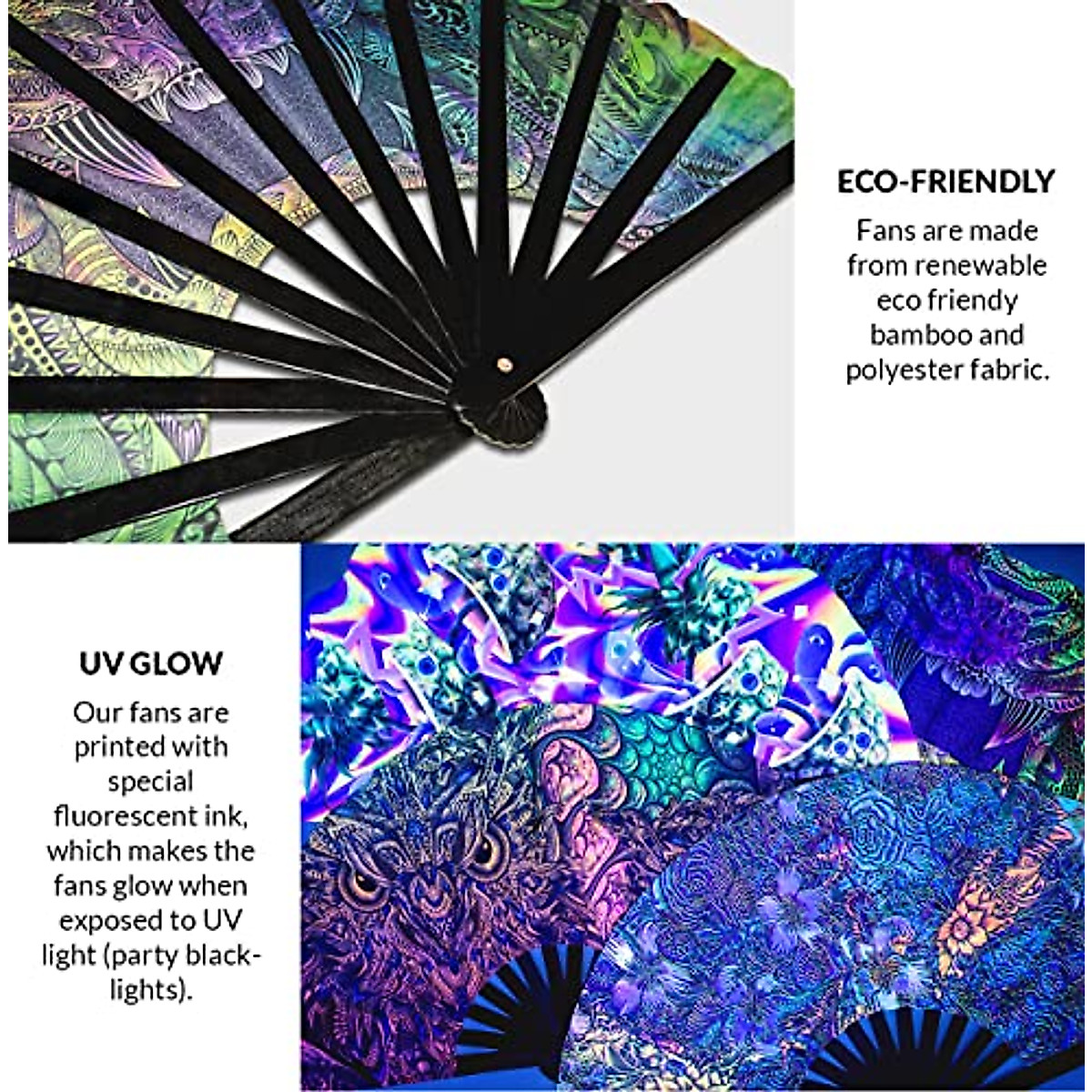 Good God, Get A Grip Girl! Hand Fan Foldable Bamboo Circuit Hand Fan Funny Gag Slang Words Expressions Statement Gifts Festival Accessories Rave Handheld Circuit Event Fan Clack Fans (Green)