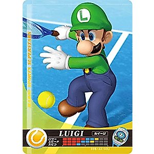 Nintendo Mario Sports Superstars Amiibo Card Tennis Luigi for Nintendo Switch, Wii U, and 3DS