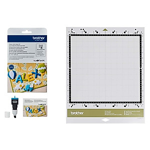 Brother ScanNCut DX Rotary Auto Blade Kit CADXRBKIT1 and Fabric Mat CADXMATF12