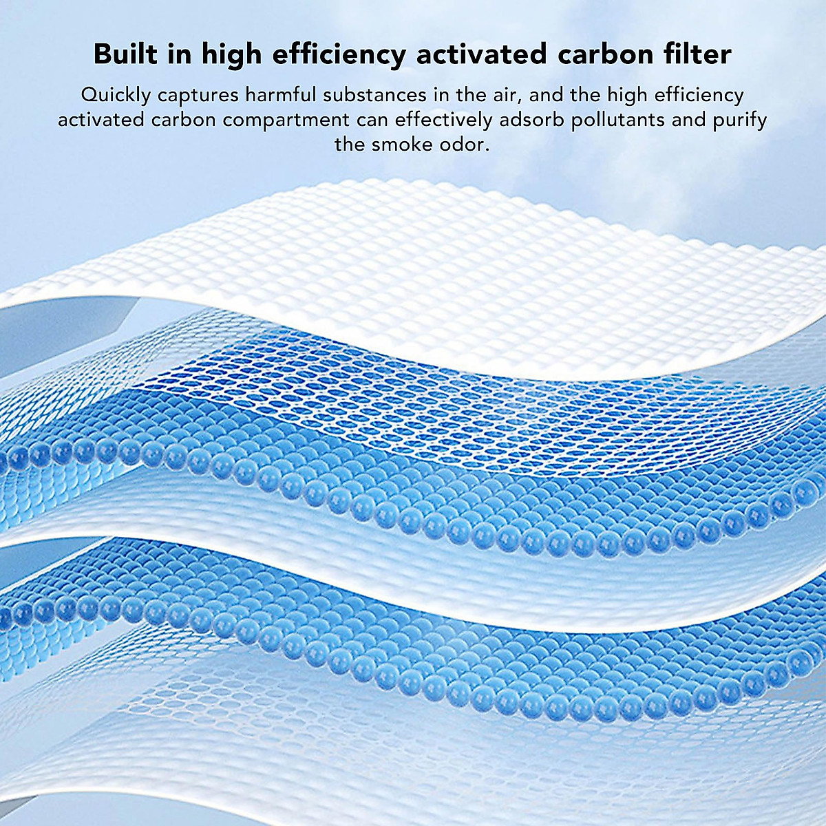 Electric Ashtray, Air Purifier Smoke Removal Mode Ashtray with Automatic Sensing Filter for Home