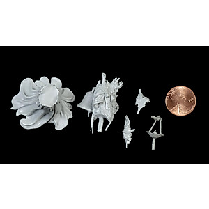 Dungeon Craft Unpainted Miniatures, Compatible with DND, RPG, Tabletop Games, Roleplaying Figures for Your Next Dungeons & Dragons Quest, Mini Gaming Action Figures (The Candle Priest)