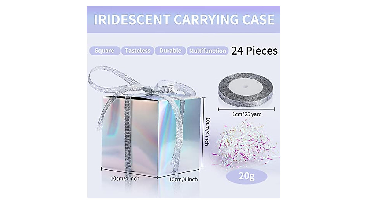 Iridescent Party Boxes - Perfect for Events & Gifts