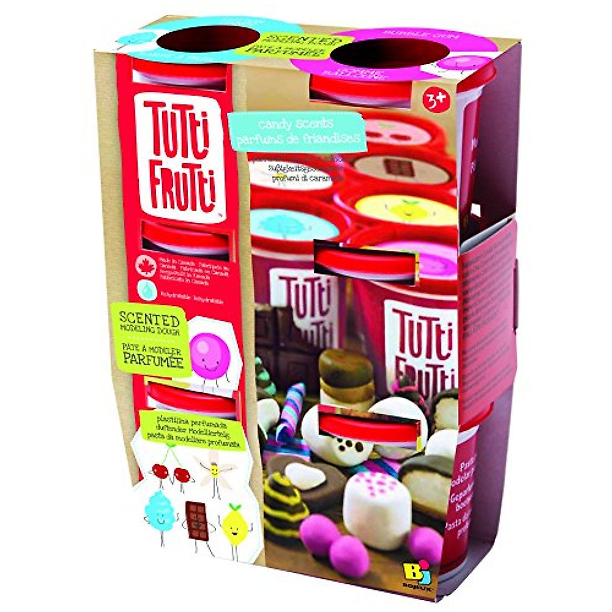 Tutti Frutti BoJeux Scented Modeling Dough (6-Pack Candy Scents)