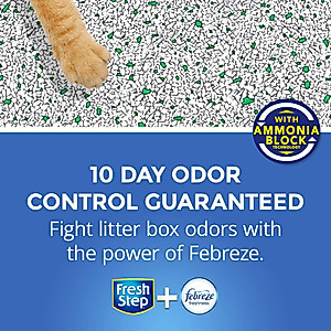 Fresh Step Odor Shield Scented Litter with the Power of Febreze, Clumping Cat Litter, 14 Pounds