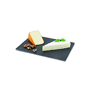 Boska Wooden Serving Cheese Board - Small Best for Cheese, Tapas, Bread, and Desserts Presentation - Board Slab with Non-Slip Feet - Cutting and Charcuterie Board - Dishwasher Safe