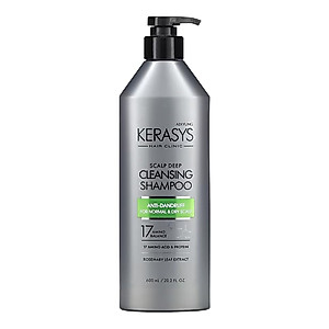 Kerasys Scalp Care Deep Cleansing Anti-Dandruff Sebum Control 20.3 fl oz / 600 ml (Shampoo, 1-Pack)