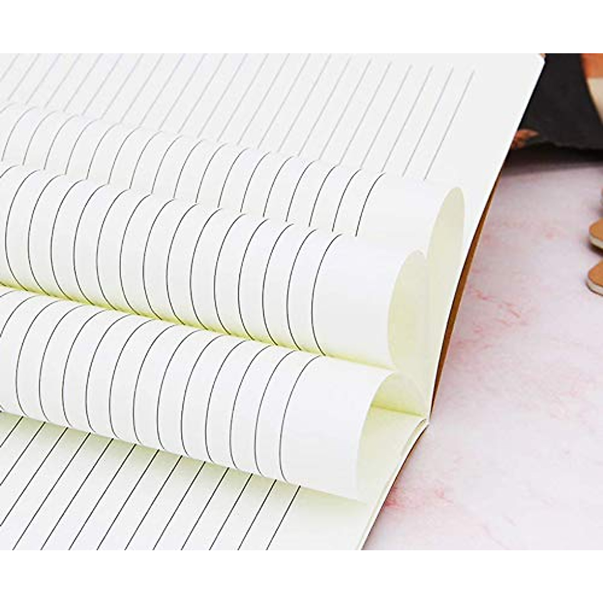 16 Pack Notebook Journals for Travelers, Students and Office, Writing Diary Subject Notebooks Planner with Thick Paper, 60 Pages, 30 Sheets, 8.3x5.5 inch, A5 Size, Travel Journal Set.(Lined)