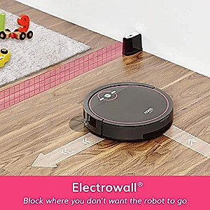 NOISZ by ILIFE S5 Pro Robot Vacuum and Mop 2 in 1, ElectroWall, Automatic Self-Charging, Water Tank，Tangle-Free, Quiet, Ideal for Pet Care, Hard Floor and Low Pile Carpet, Black