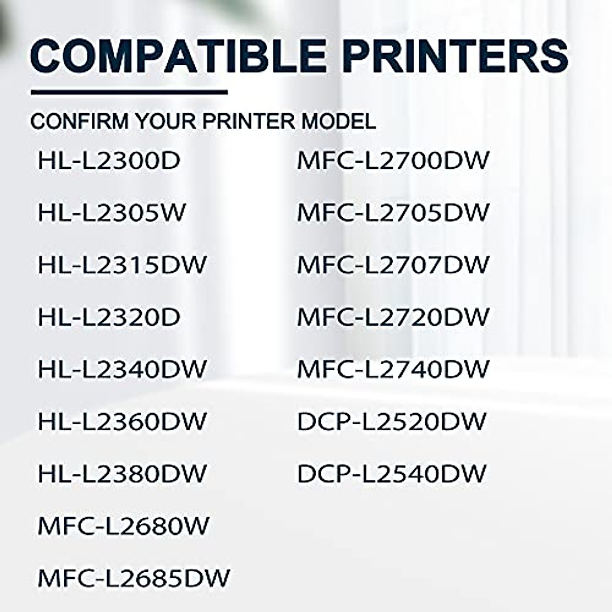 Van Enterprises High Yield 2 Pack Black TN630 TN-630 Compatible Toner Cartridge Replacement for Brother HL-L2300D L2340DW L2380DW MFC-L2680W L2707DW L2720DW L2740DW DCP-L2520DW Printer Ink