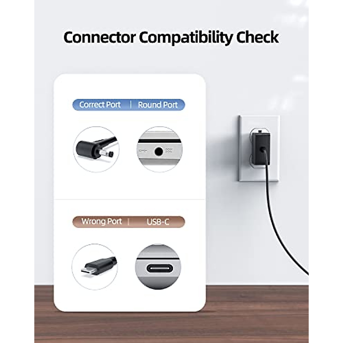 AC Charger Fit for Asus L210MA L210M L210 L510MA L510M L510 L410MA L410M L410 R540SA R540S R540LA R540L R540NA R540N R540 R515M R515 R541U R541N R541 R420M R416S Laptop Power Supply Cord