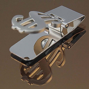 JIL Stainless Steel Money Clip Credit Card Holder …
