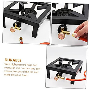 VANZACK 1 Set Gas Stove Outdoor Stove Gas Stove Portable Outdoor Bbq Cast Propane Cooker Cast Iron Propane Lpg Gas Cooker Portable Stove Burner Propane Burner Gas Stove Burner Furnace Tank