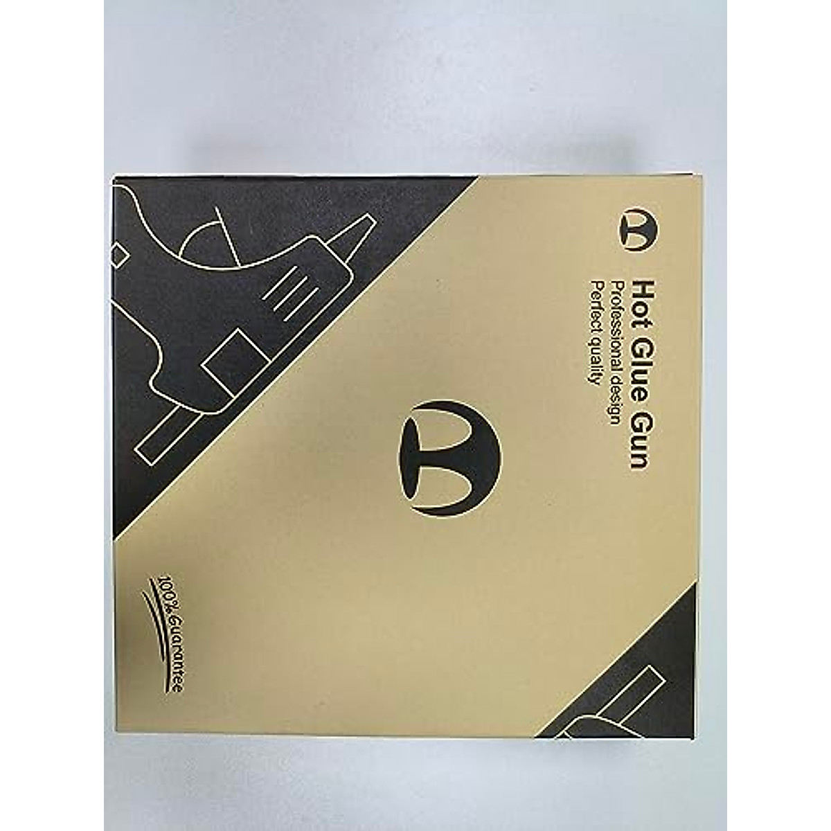 Cordless Hot Glue Gun 100W for dewalt 20V Battery Handheld Wireless Power Glue Gun Full Size with 12pcs Glue Sticks(0.43") for Art DIY Craft Home Repair School(Battery Not Included)