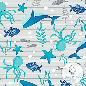 i Play Boys Reusable Absorbent Baby Swim Diapers Gray Undersea 3T
