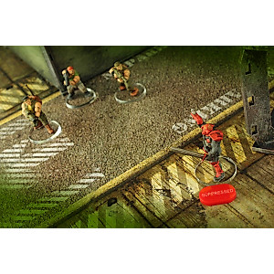 LITKO Suppressed Command Token Set | Gaming Aid Pieces | Compatible with Flames of War, Bolt Action, Axis & Allies | WH40K | Napoleonic | Ancients | 10 Pack (Red)