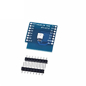 HIFASI 1PCS Esp8266 D1 Module WS2812B RGB Shield D1 ESP8266 Module Board Wiht Pins Esp8266