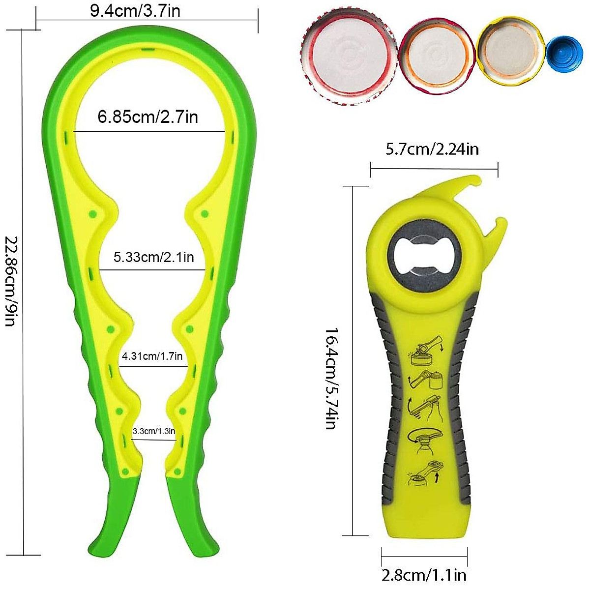 EasyTwist Jar Opener: Maxracy Effortless Lid Opening for Weak Hands & Arthritis | Versatile Bottle Opener | Jar Openers & Bottle Openers