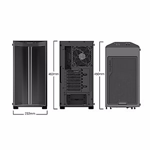 be quiet! Pure Base 500DX ATX Mid Tower PC case | ARGB | 3 Pre-Installed Pure Wings 2 Fans | Tempered Glass Window | Black | BGW37