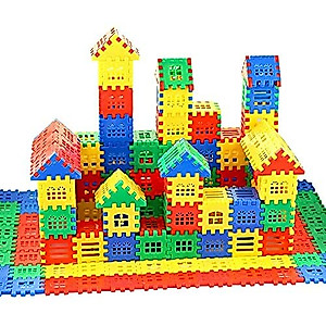 DEJUN Interlocking Building Blocks Toys for Kids, Toddlers Educational Toys Set (70 PCS)-001