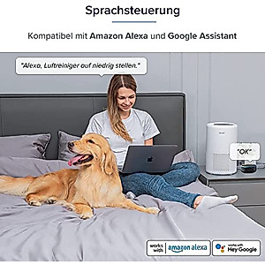 LEVOIT Air Purifiers for Home Large Room & Air Purifiers for Home, Smart WiFi Alexa Control, H13 True HEPA Filter for Allergies, Pets, Smoke, Dust, Pollen, Ozone Free