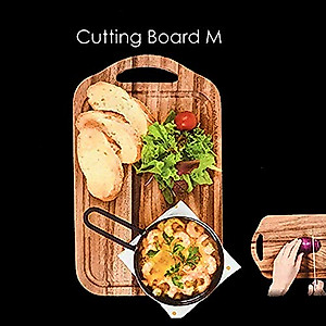 Pearl Metal C-9136 Acacia Cutting Board, Medium Size, Cutting Board, Style Plate