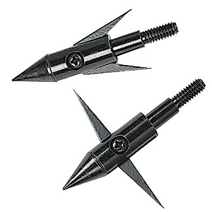 6 Pack Bowfishing Broadhead Fishing Arrow Tip Compound Bow and Crossbow 150 Grain Arrowheads