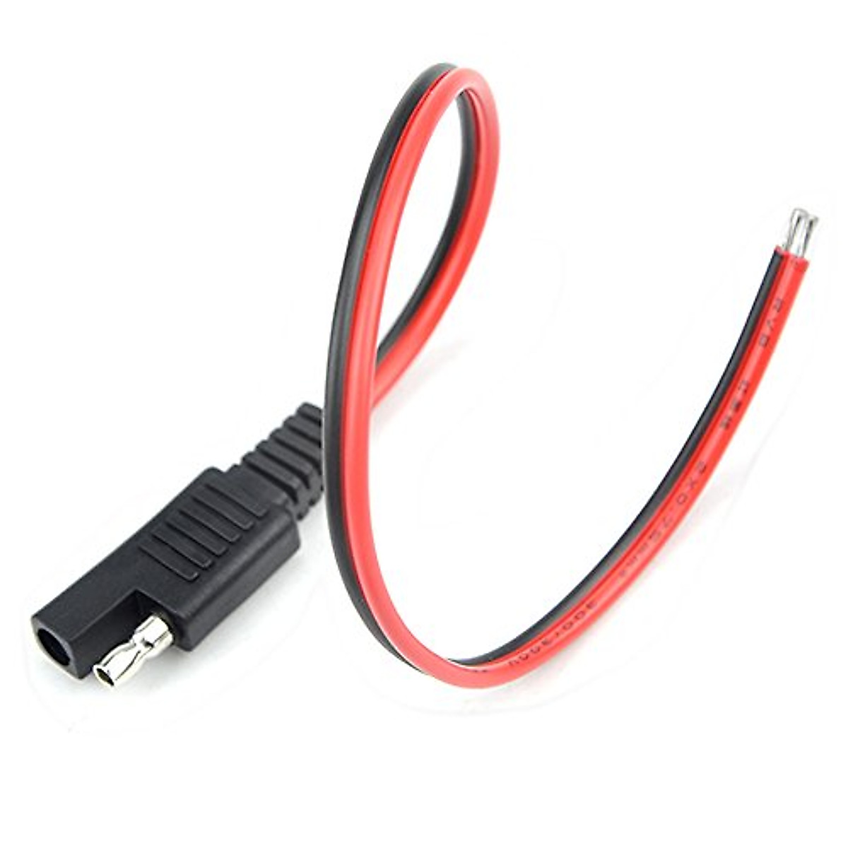 WMYCONGCONG 3 PCS SAE Y Splitter Adapter Cable SAE to SAE DC Power Automotive Extension Cable Quick Disconnect Plug + 3 PCS 2 Pin SAE Quick Disconnect Plug 18AWG 300mm