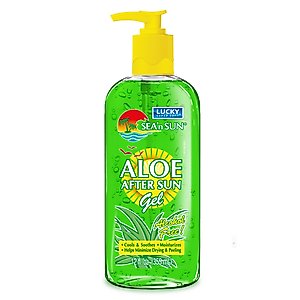 Lucky Super Soft Aloe Vera After Sun Gel, 12 Ounce