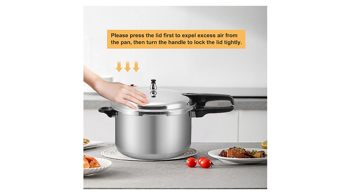 Fulgutonit 12 Quart Pressure Cooker,Aluminum Pressure Canner w/Canning ...