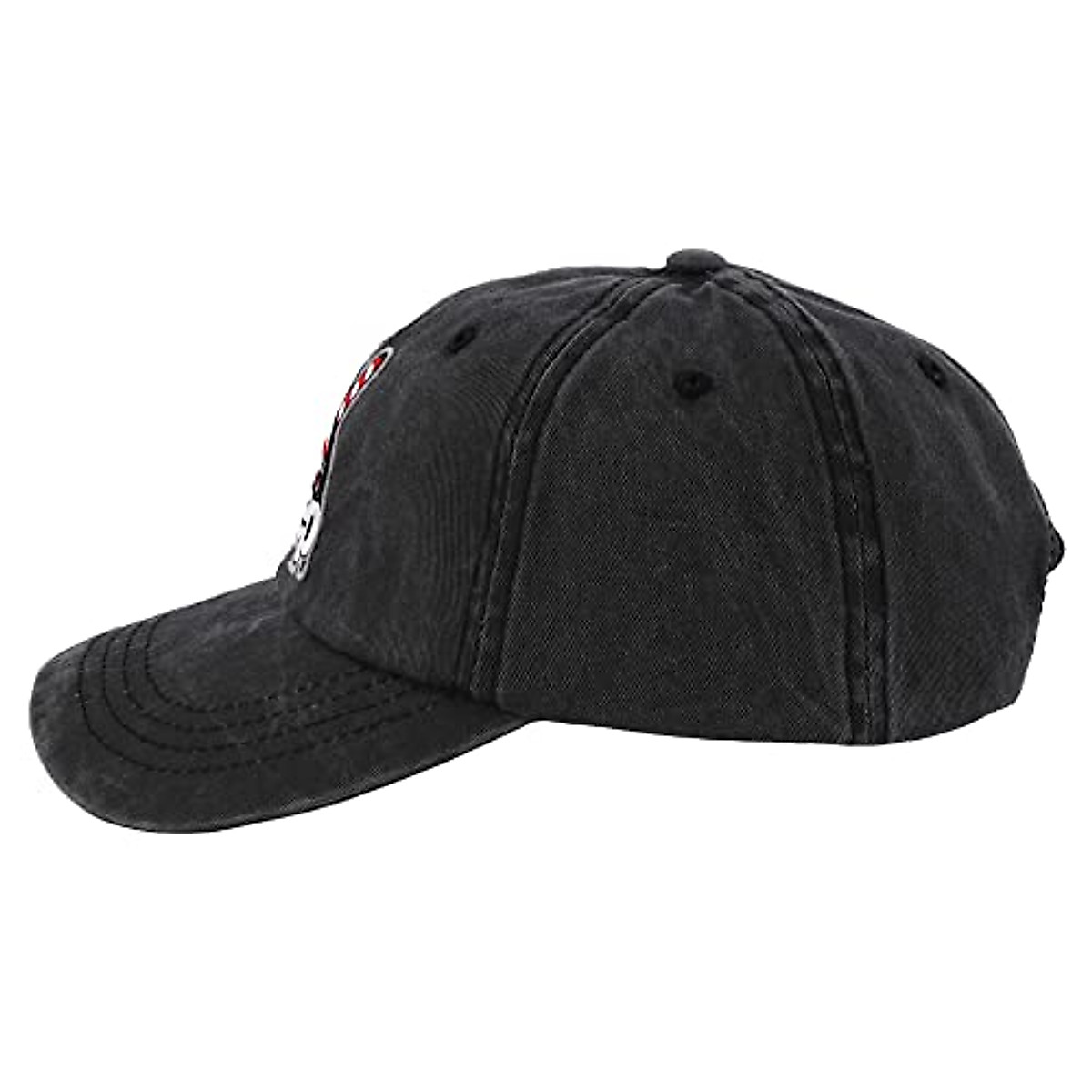 Jeep Wave USA Chino Twill Patch Garment Washed Hat Black