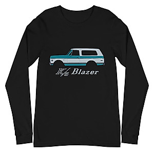 JG Infinite 1971 Chevy K5 Blazer CST Vintage Truck Owner Long Sleeve Tee Black