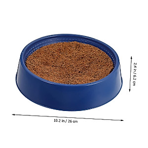 CIYODO 1 Set Carrier Pigeon Pots Quail Small Nesting Pad Pigeon Breeding Cages Pigeon Nesting Grass Mat Birds Nest Convenient Pigeon Nest Bird Nest Bowl Bird Cage Bird Supplies Plastic