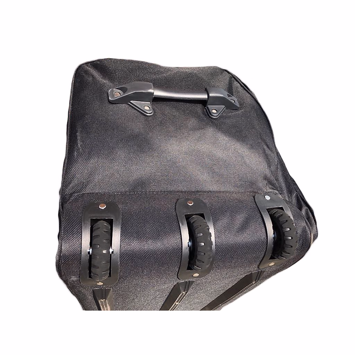 Gothamite 36-inch Rolling Duffle Bag with Wheels, Luggage Bag, Hockey Bag, XL Duffle Bag With Rollers, Heavy Duty Oversized Bag (Black)