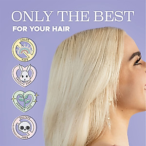 Luseta Purple Conditioner for Colored, Grey, Blonde & Dry/Damaged Hair - Women's Sulfate & Paraben Free, 16.9oz