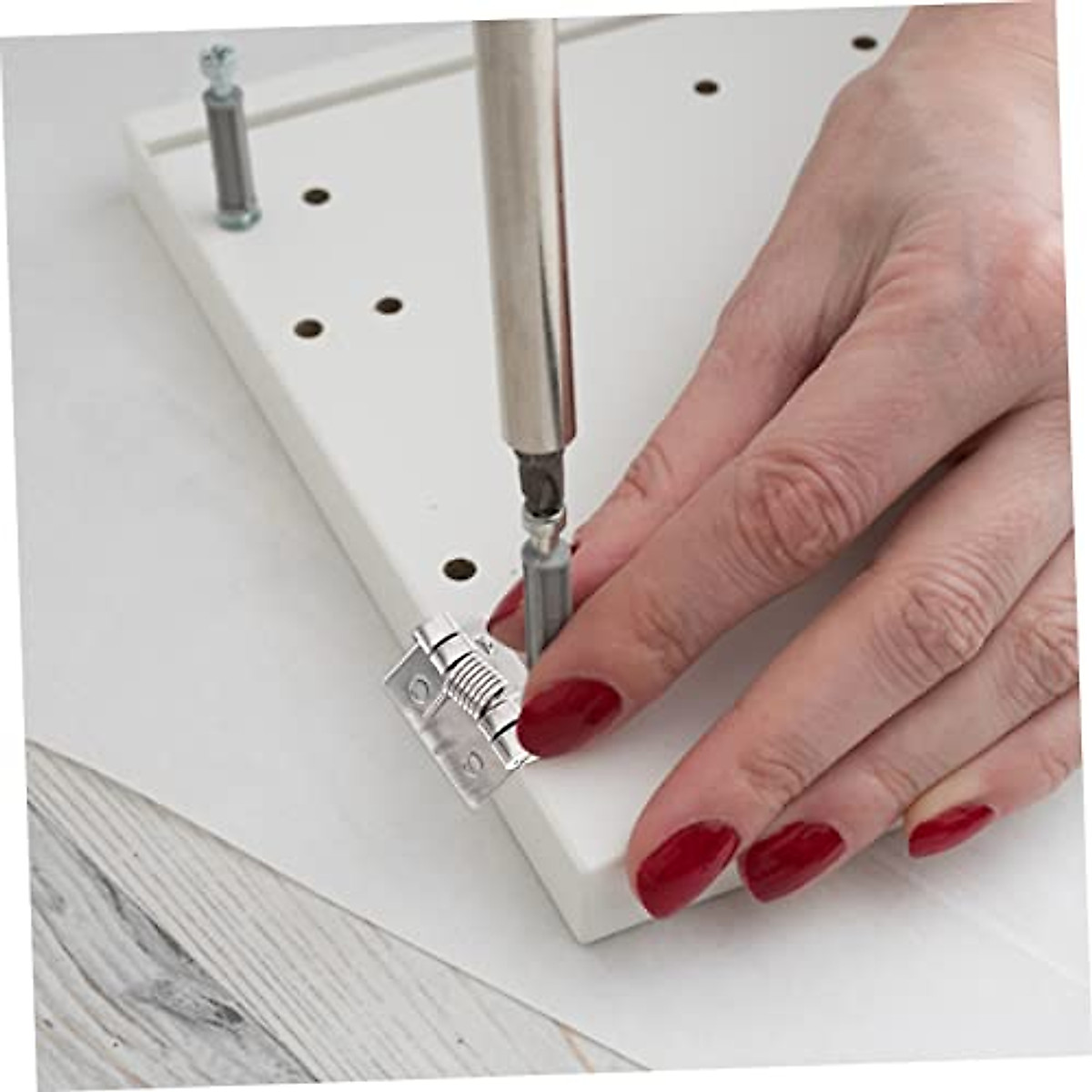 10pcs Automatic Closing Hinge Heavy Duty Door Closer Heavy Duty Spring Exterior Door Hinges Self Closing Hinges for Doors Black Door Hinges Garage Door Hinge Garage Door Hinges