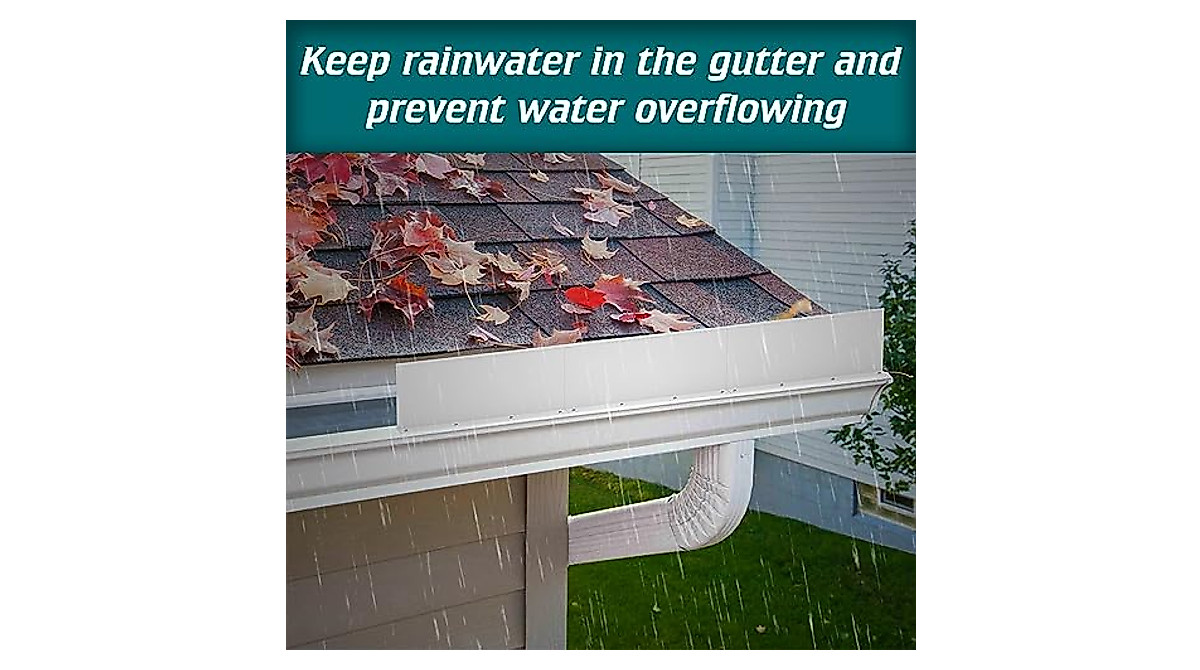 Daisypower Gutter Valley Splash Guards - 8 Pack